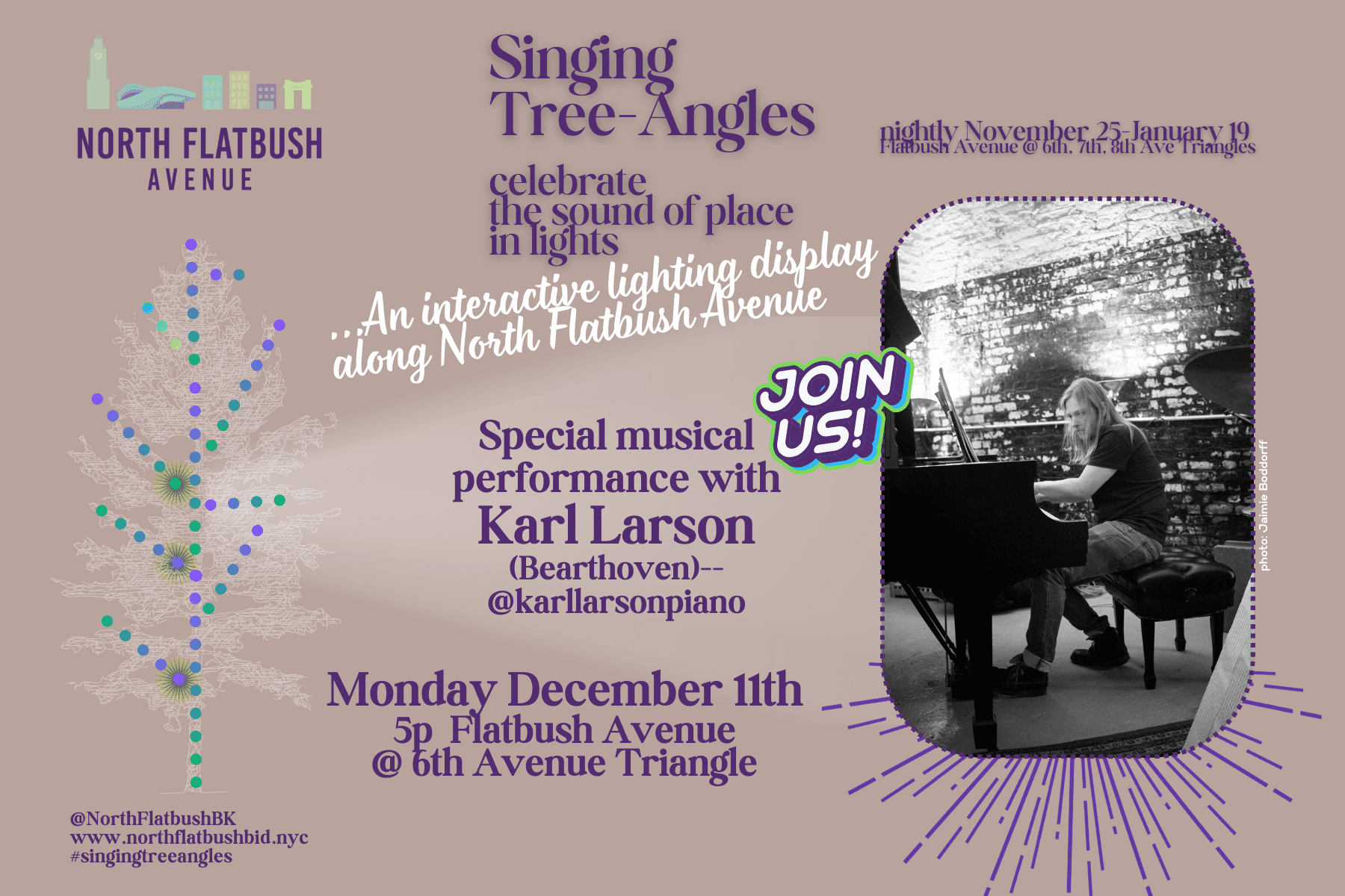 Singing Tree-Angles Presents: A Performance by Karl Larson - New York ...